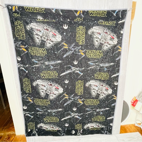 Hand Crafted | Bedding | Handmade Star Wars Darth Vader Patchwork Quilt Throw Blanket Aprox ...